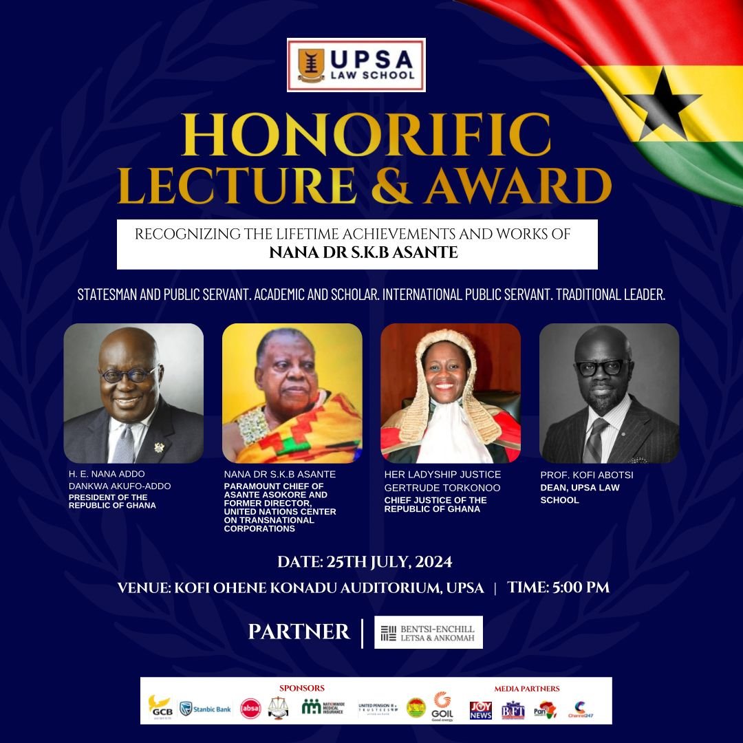 Celebrating Excellence; UPSA to honour Dr. S.K.B Asante – 233Legal